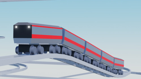 Jogo de trem feito pela NTL: Ride the train to Cactus - Roblox