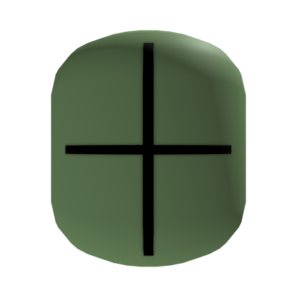 Máscara Facial Cruzada (Moss) - Roblox