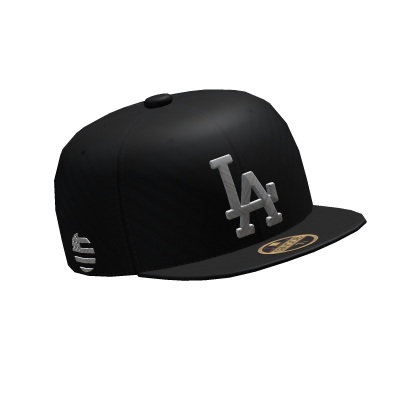 Topi Baseball LA Hitam - Roblox