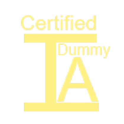 certified item asylum dummy t shirt (decal)