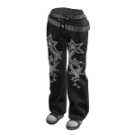 Celana Cyber Sigil Hitam - Roblox