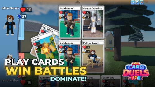 Duelos de cartas - Roblox