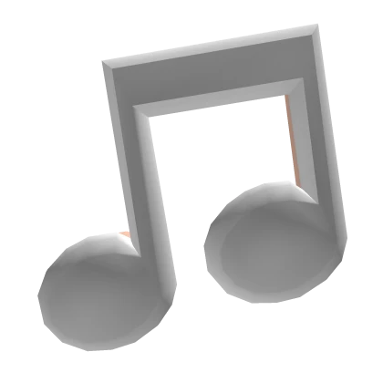 ɞ | (mouth) cute white double music note cookie | Roblox Item - Rolimon's