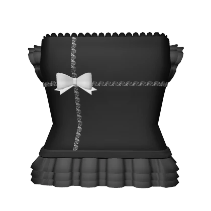 Cute Grunge Kawaii Lace Black Dress | Roblox Item - Rolimon's