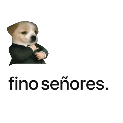 fino senores spanish meme globo de texto text | Roblox Item - Rolimon's
