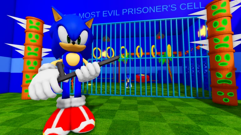 OBBY DE LA CARRERA DE LA PRISIÓN DE SONIC - Roblox