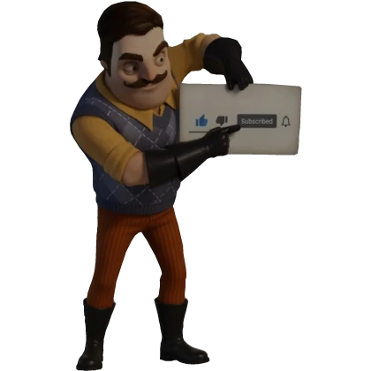 Hello Neighbor Like and Subscribe | Roblox Item - Rolimon's