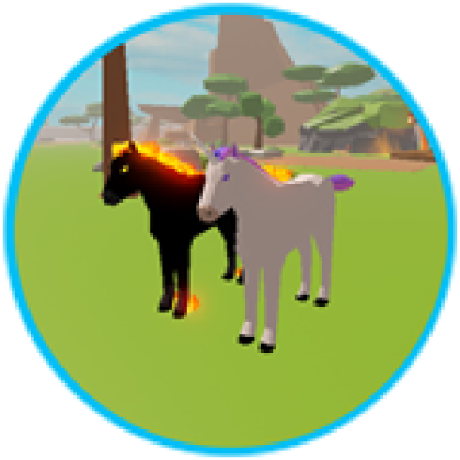 Licorne et cheval de feu - Roblox