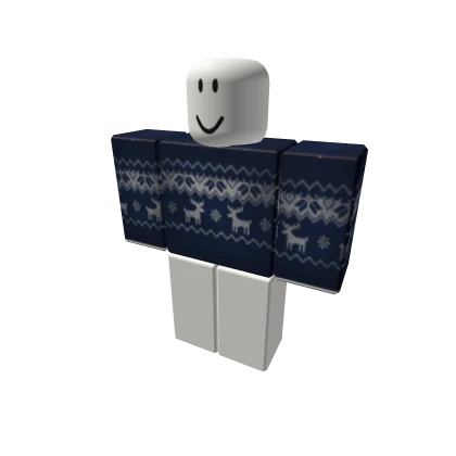 Christmas Blue Sweater - Roblox