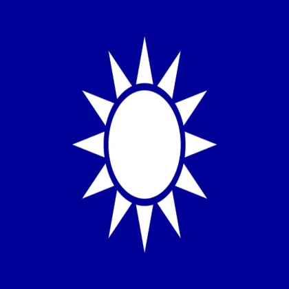 Republic of China's blue sun flag.