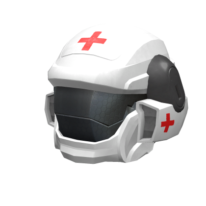 Medic Red Cyber Helmet - Roblox