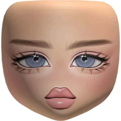 Heaven Sent Angel Soft Makeup Doll Head Light Skin | Roblox Item ...