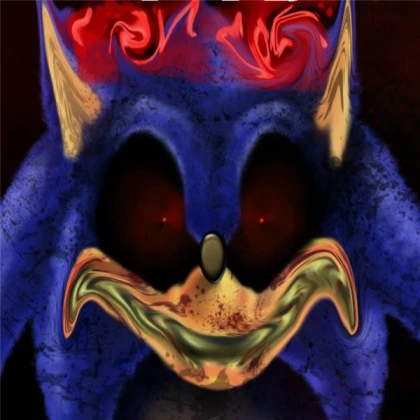 Sonic.EXE I AM GOD (Photoshop)