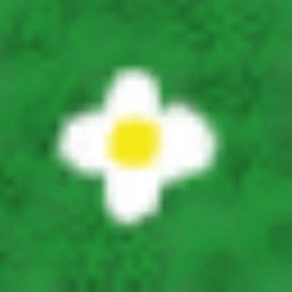 Aged Small White Flower From Bee Swarm Simulator