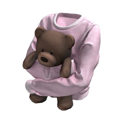 Pink Teddy Bear Sweater | Roblox Item - Rolimon's