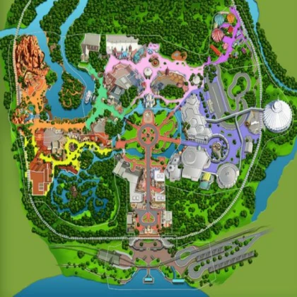 Theme Park Map