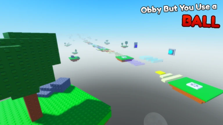 [UPD 1] Obby, mas você usa uma bola - Roblox