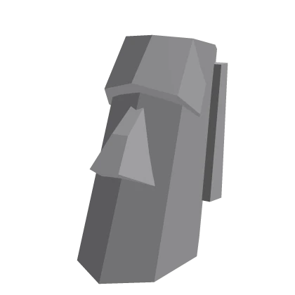 Polygonal Moai Head - Dynamic Head | Roblox Item - Rolimon's