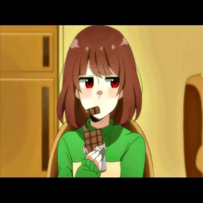 Chara eating chocolate!