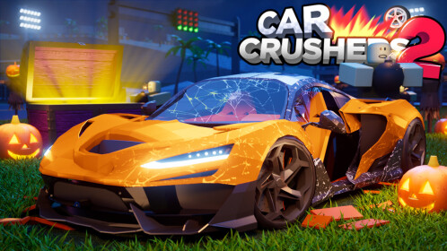 [16 Prizes! ] Car Crushers 2 - Physics Sim - Roblox