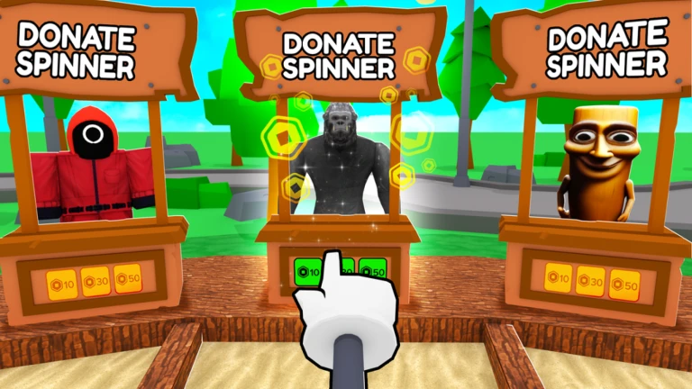 Faire un don à Spinner - Roblox