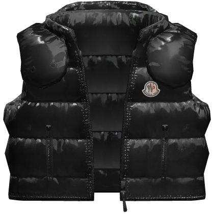 ⭐นักออกแบบเสื้อกั๊ก Clizzy สีดําพร้อมฮูด - Roblox