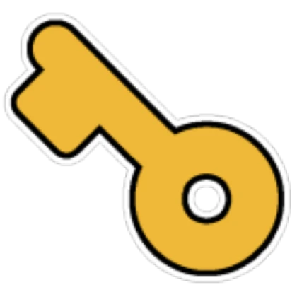 Yellow Key Icon