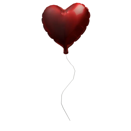 Red Valentines Cellophane Balloon | Roblox Item - Rolimon's