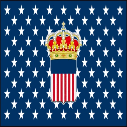 Kingdom states of America (monarchy) flag