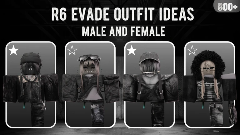 R6 Evade Outfits Ideas Male & Female | Juega en Roblox