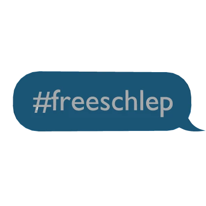 #freeschlep text bubble [BLUE] | Roblox Item - Rolimon's