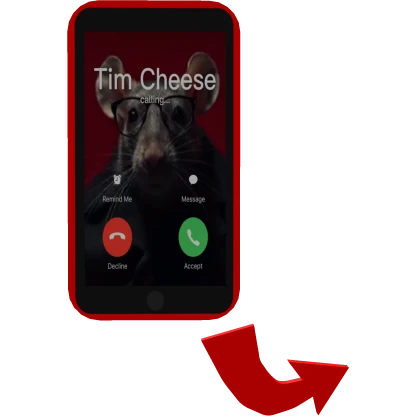 Tim Cheese BRAINROT phone meme red arrow | Roblox Item - Rolimon's