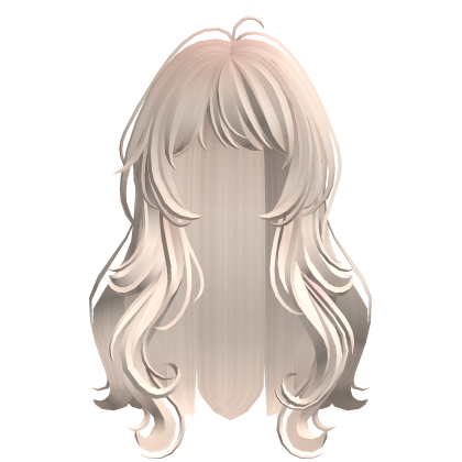 Gaya Rambut Gelombang Anime Beige Lucu - Roblox