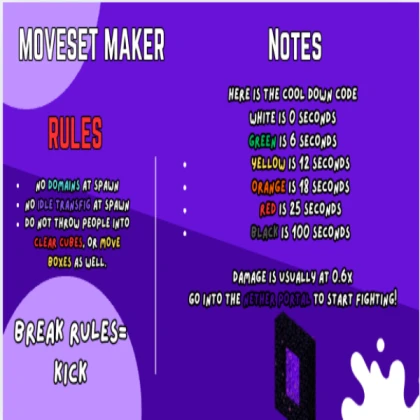 OG rules v2 (Moveset Maker MAX)