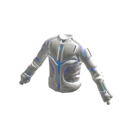 Chaqueta reflectante Y2K Cybercore | Blanco - Roblox
