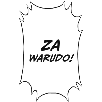 Za Warudo The World Dio Stand JoJo JBA Manga | Roblox Item - Rolimon's