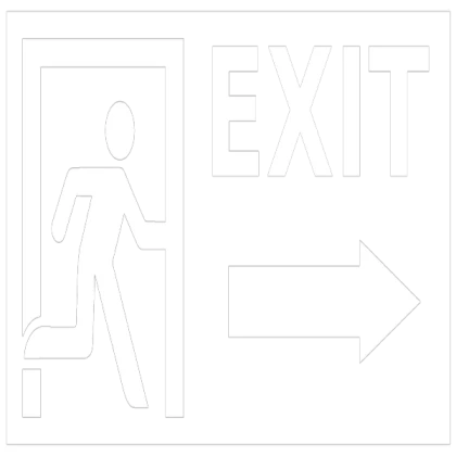 Exit Door Sign
