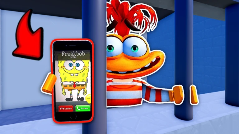 FREAKY BOB'S PRISÃO RUN! (Obby) - Roblox