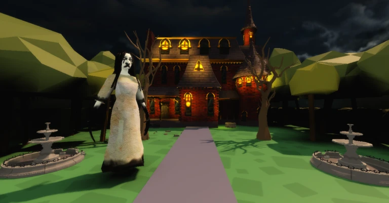ESCAPAR DE LA MANSIÓN ESPELUZNANTE DEL FANTASMA MALVADO (OBBY) - Roblox