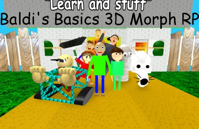 (¡REGRESO NORMAL!) Baldi's Basics 3D Morph - Roblox