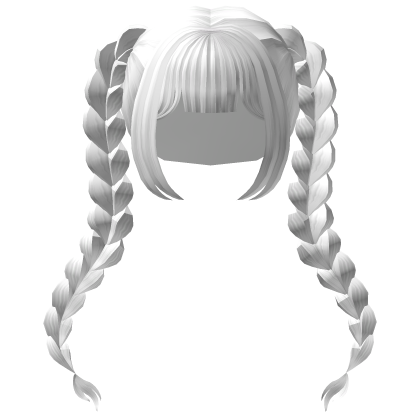 Twintails trenzados lindos - Roblox