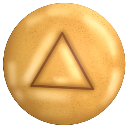 🍯 Squid Game Dalgona Triangle Cookie | Roblox Item - Rolimon's