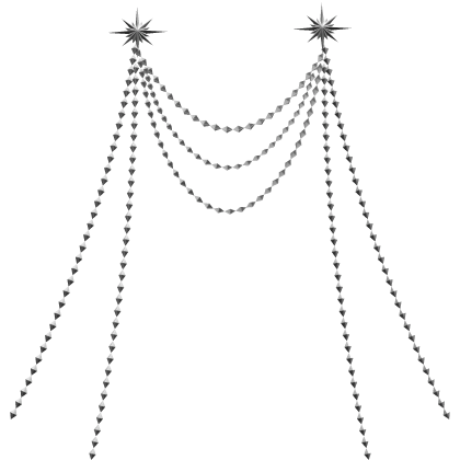 1 0 Celestial Back Chains In Silver Roblox