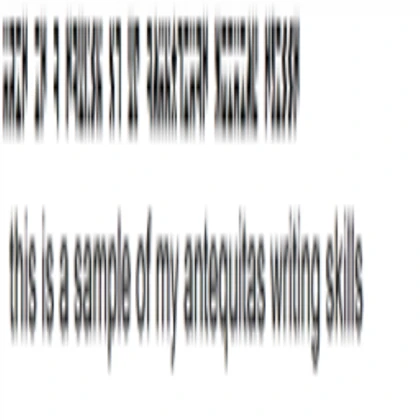 ancient text sample from stargate atlantis