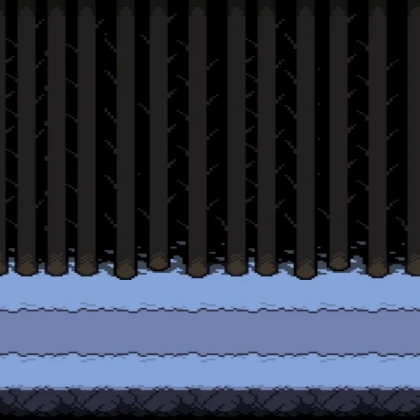 Undertale - snowdin forest background