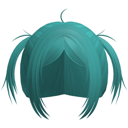 Short Teal Twin Tails | Roblox Item - Rolimon's