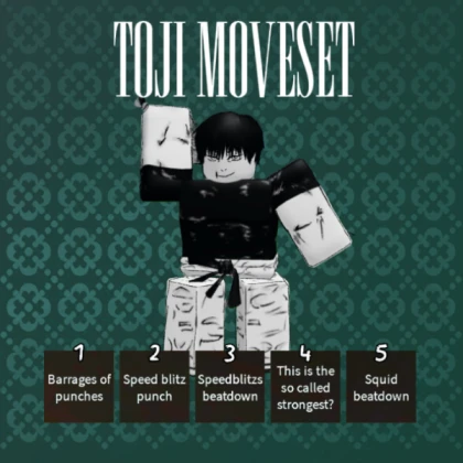 Toji moveset