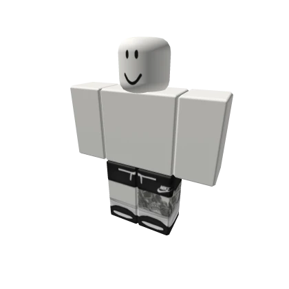 Black Short String Shorts w Yzy Slides - Roblox