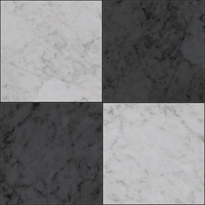 ASSETS FOR VISIONARY - Marble Chess Pattern Floor
