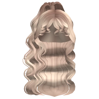 Curly Side Ponytail (Platnium) | Roblox Item - Rolimon's